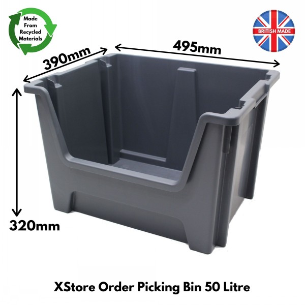 50 Litre XStore Order Picking Bin | 3JC